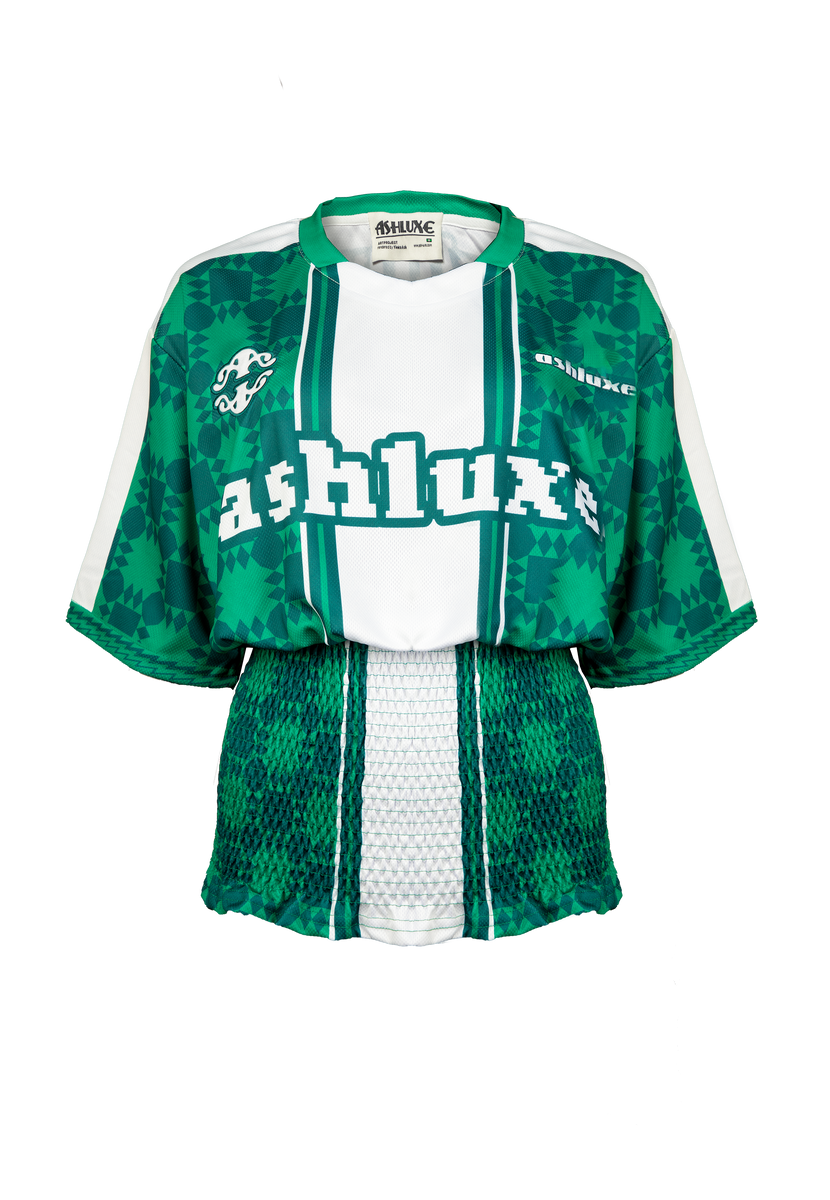 Ashluxe Pixel Raunched Female Jersey Green – ASHLUXE