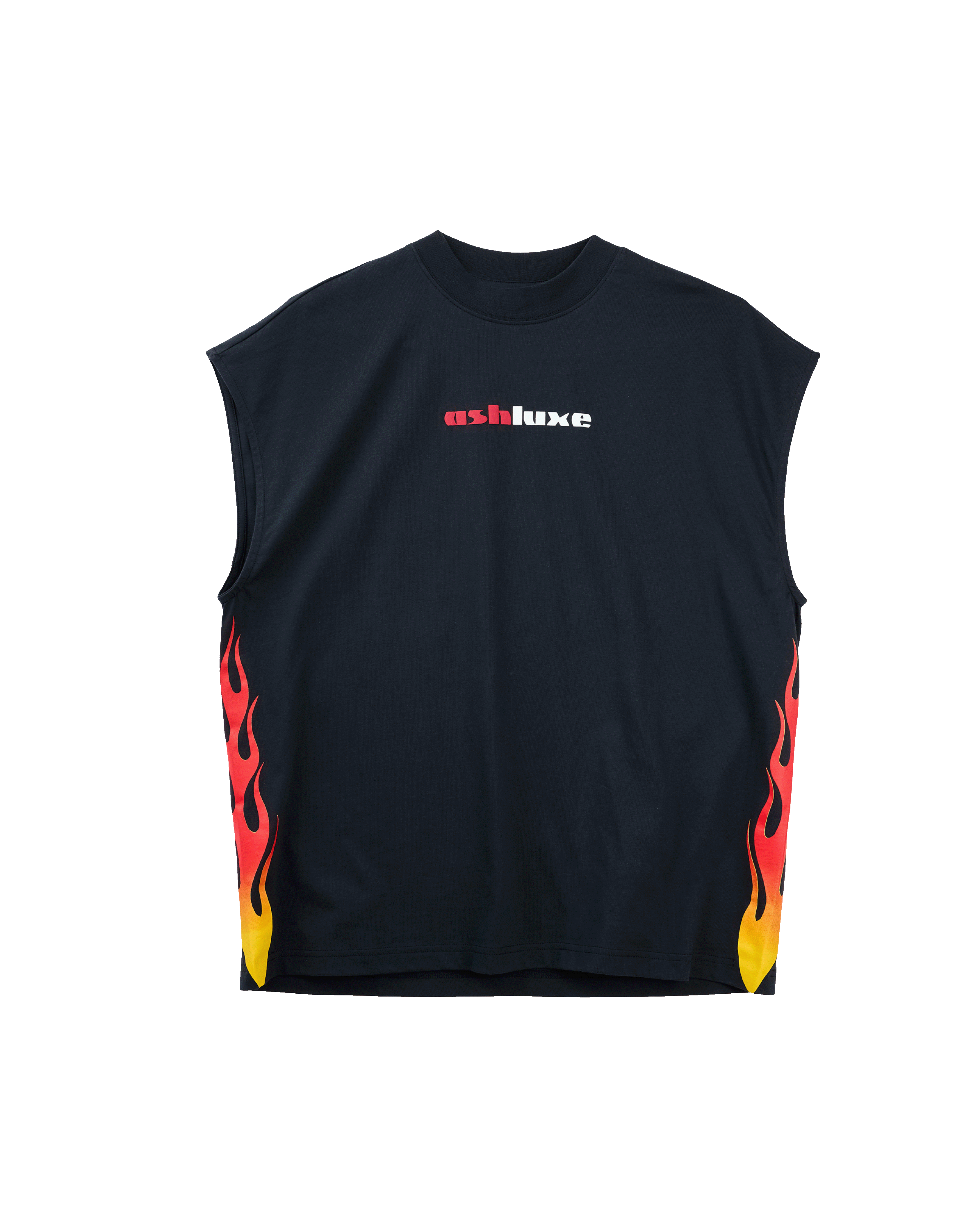 Flame Tank Top Black – ASHLUXE