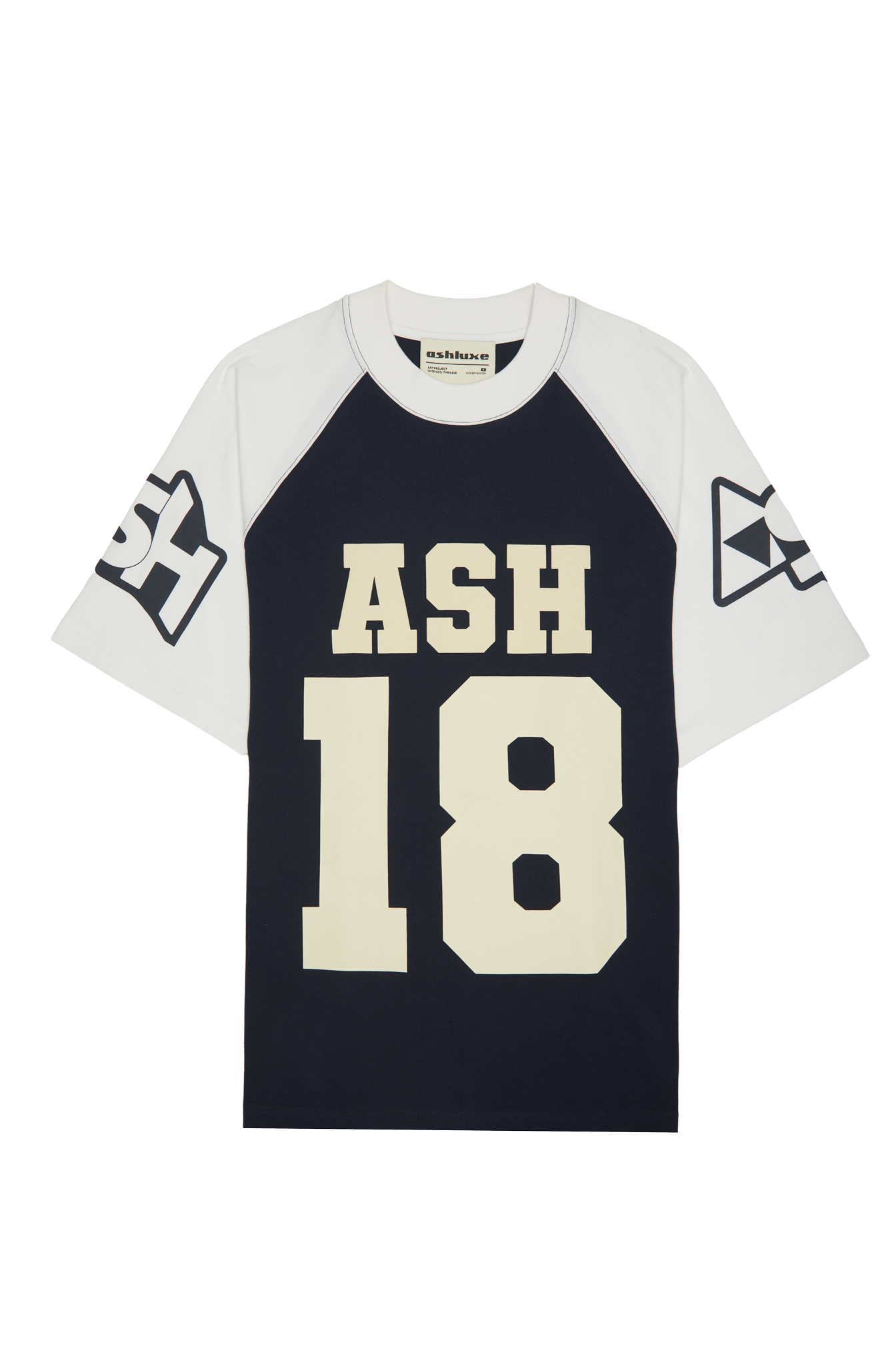 Ashluxe Contrast Sport Jersey Blue White – ASHLUXE